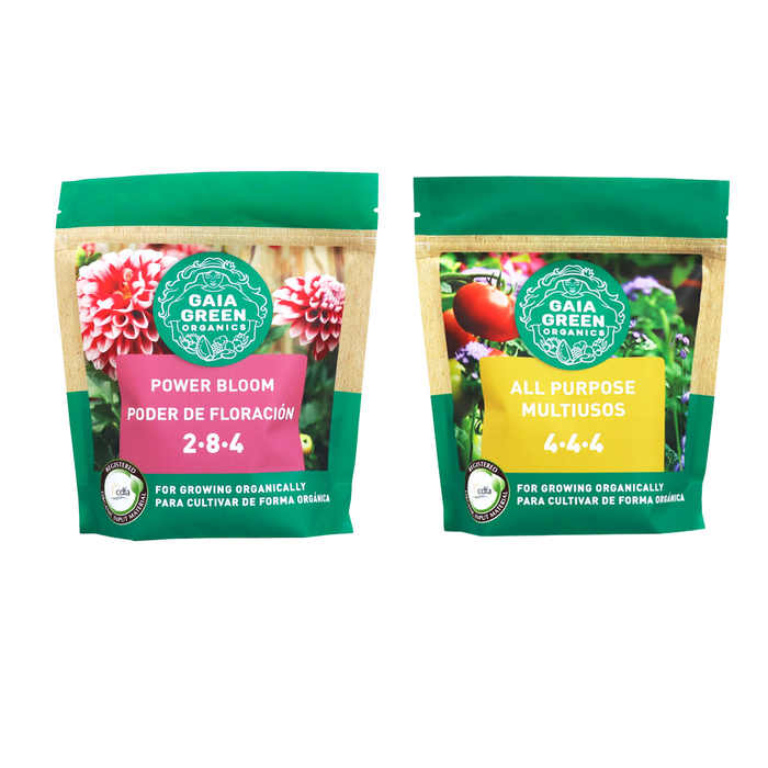 Gaia Green All Purpose & Power Bloom, Organic Dry Amendment Bundle ...