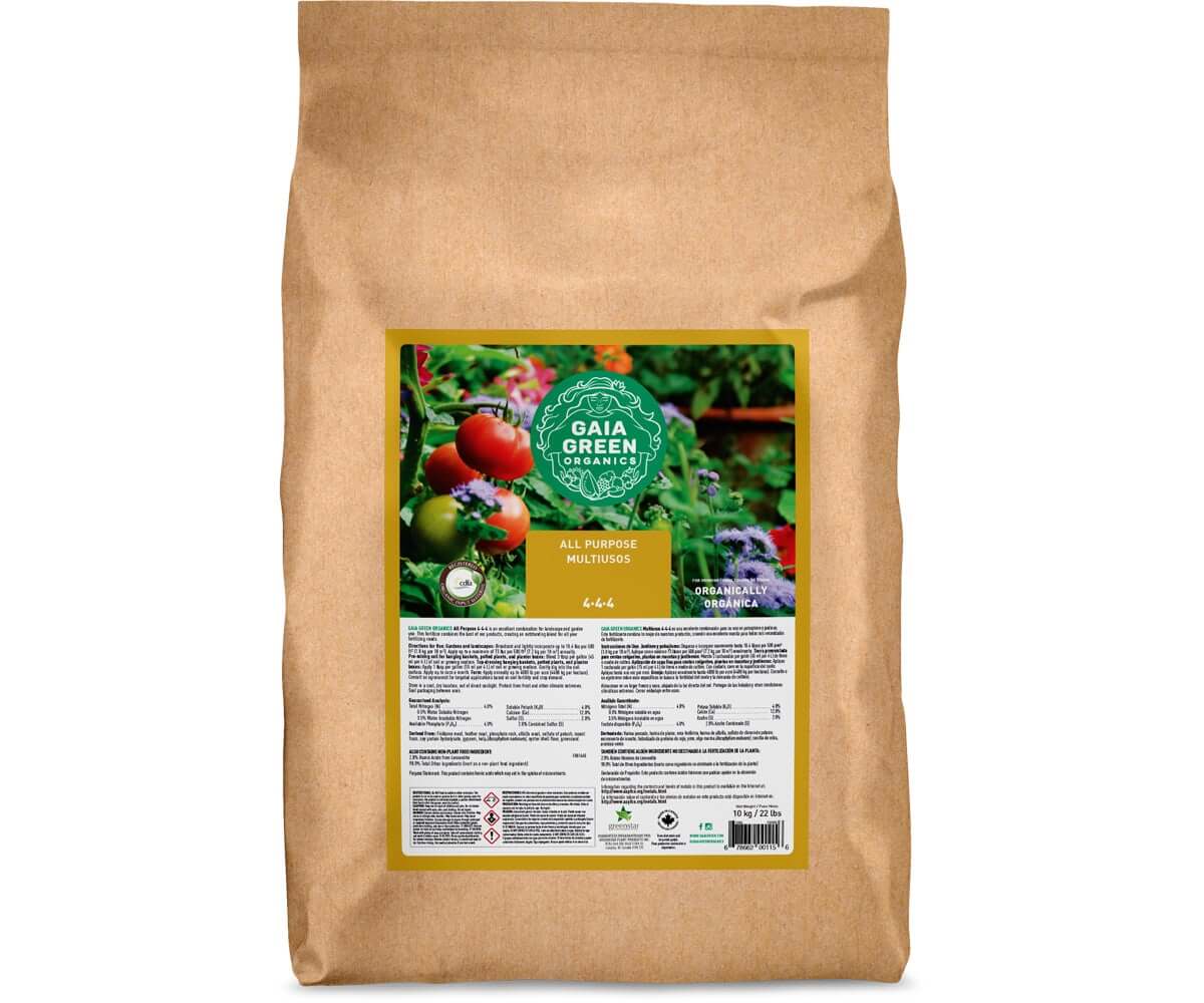 Gaia Green Organic All Purpose Fertilizer 4-4-4 - Happy Hydro