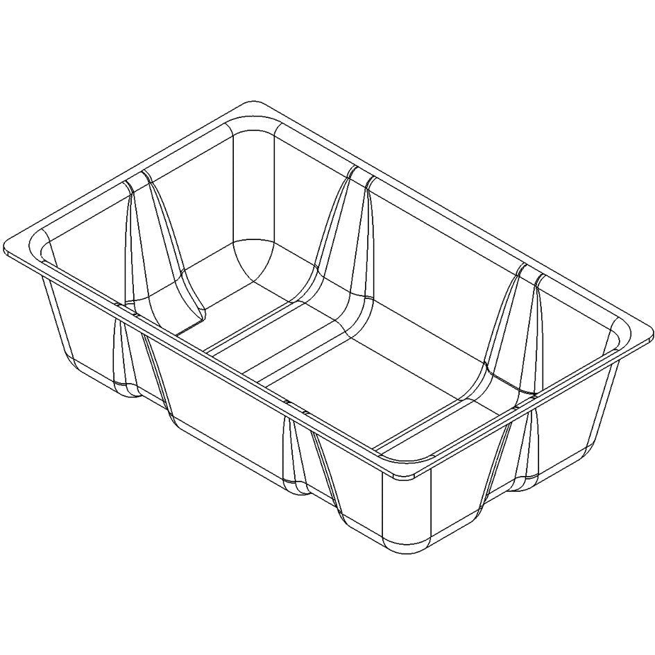 Clear Plastic Trim Bin for Triminator Dry - Happy Hydro